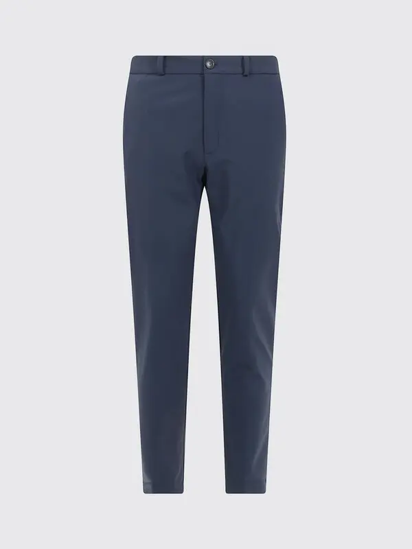 RRD Slim Fit Chino Trousers In Technical Jersey With Mid-rise Waist - Grey