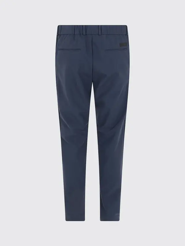 RRD Slim Fit Chino Trousers In Technical Jersey With Mid-rise Waist - Grey