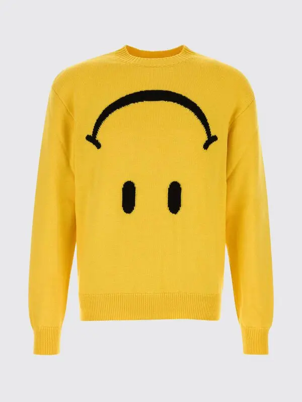 Moschino Pure Virgin Wool Crewneck Sweater With Graphic Print
