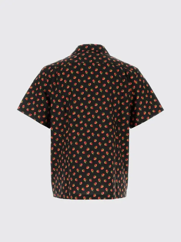 JW Anderson Fruit Print Short-sleeved Cotton Bowling Shirt