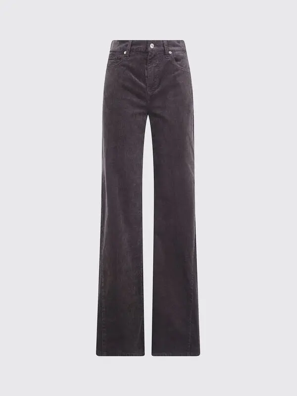 7 For All Mankind Lotta High-waisted Straight Leg Corduroy Jeans - Brown