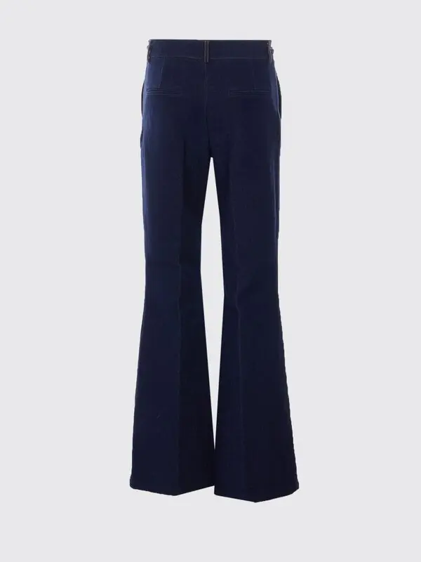 Liu Jo Mid-rise Flared Jeans In Wool Blend Denim