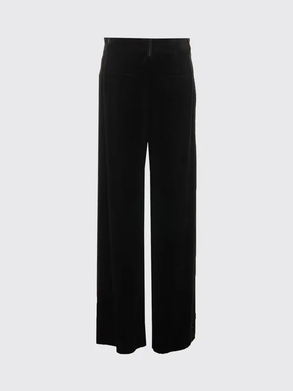 Brunello Cucinelli Wide-leg Velvet Tailored Trousers With Monili Embroidery