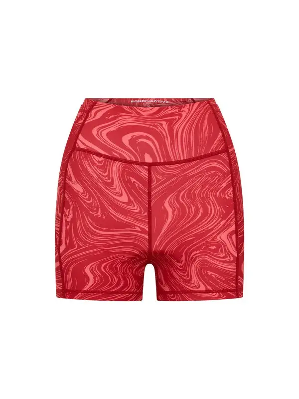 BONDI ACTIVE Forma Ignite 9cm Bike Shorts Marble