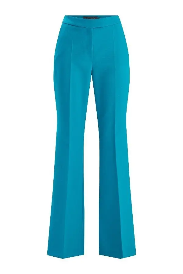 EXQUISE High Waisted Pants Turquoise