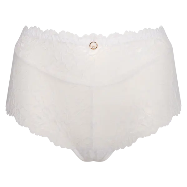 BONBON LINGERIE Diore High Waisted Panty - White