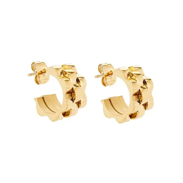 BALLINGER JEWELLERY Baby Watch Strap Hoop Earrings