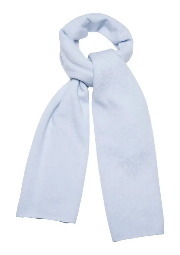 LOOP CASHMERE Cashmere Lofty Blanket Scarf In Soft Whisper - Blue