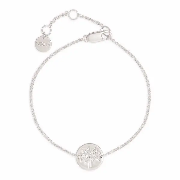 NEOLA Large Tree Friendship Bracelet - Silver