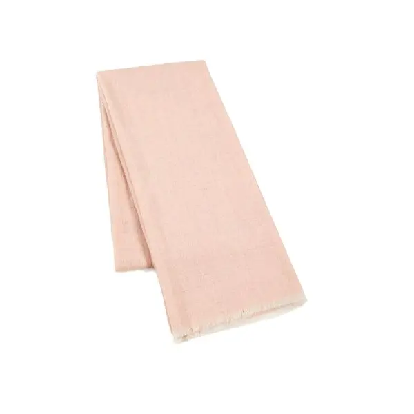 HERITAGEMODA Neutrals / Handmade Soft Nude Blush Pure Pashmina Cashmere Scarf From Kashmir - Pink
