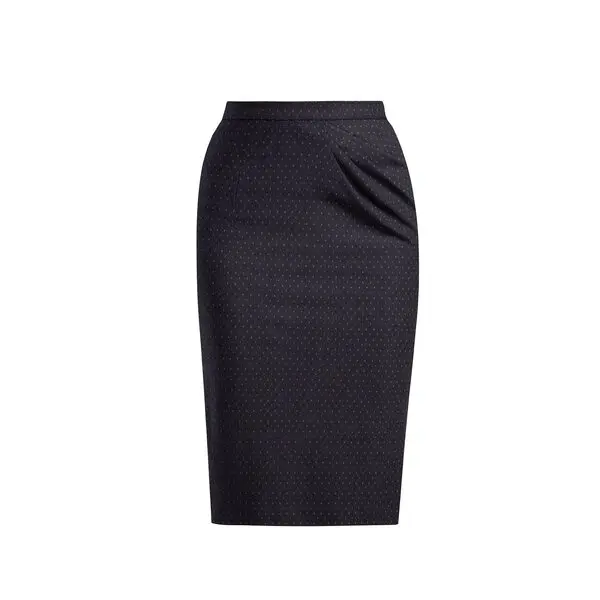 RUMOUR LONDON Hampstead Jacquard Jersey Tailored Pencil Skirt