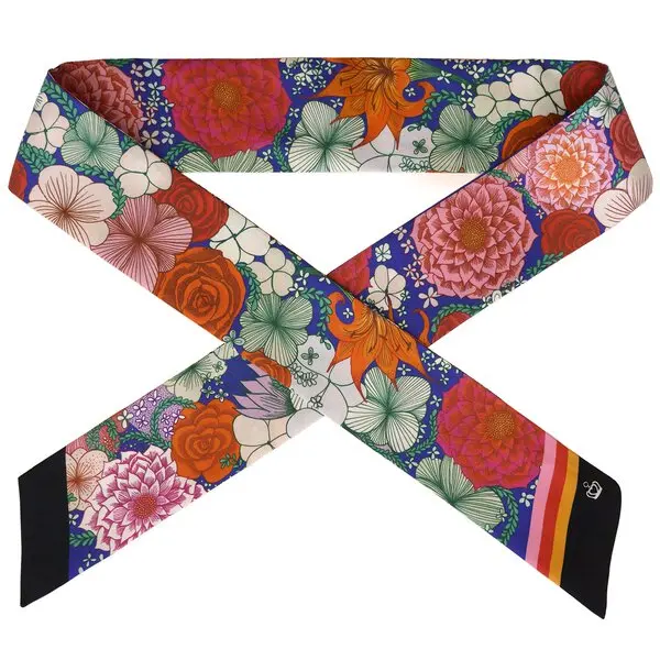 KUEEN Silk Scarf Flora