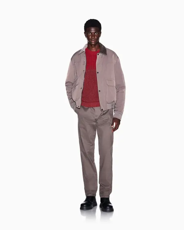 Armani Exchange Regular Fit Pullover In Blended Fabric