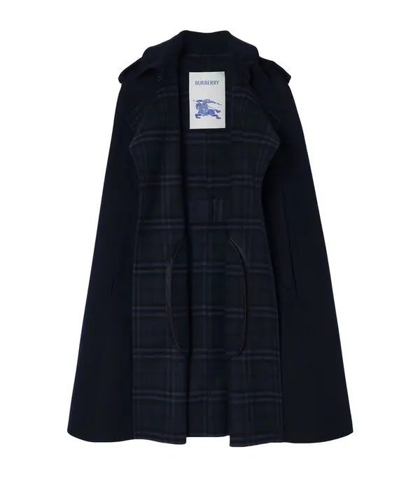 Burberry Wool Belmont Trench Cape