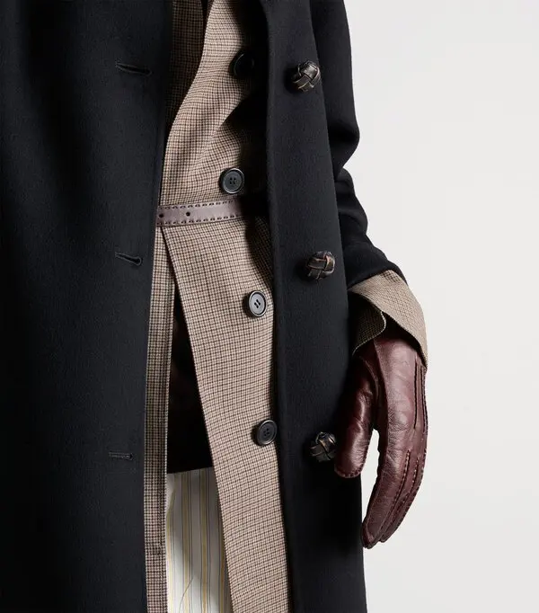 Prada Wool-cashmere Single-breasted Coat - Black