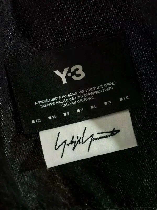 Y3 Logo-patch Denim Jacket