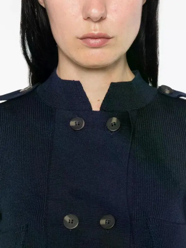 PSOPHIA Double-breasted Military Cardigan