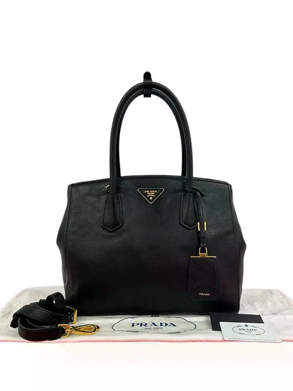 Prada 2010-2026 Vitello Grain Satchel