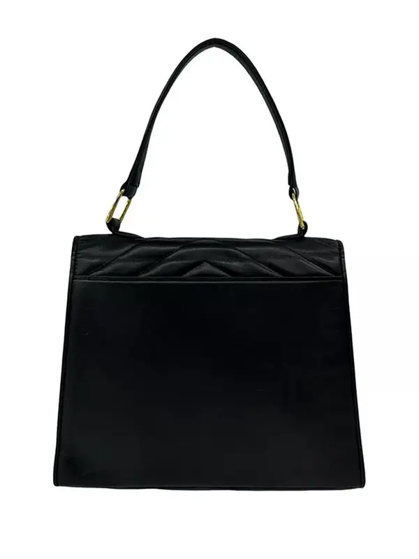Saint Laurent 20th Century Chevron Leather Handbag