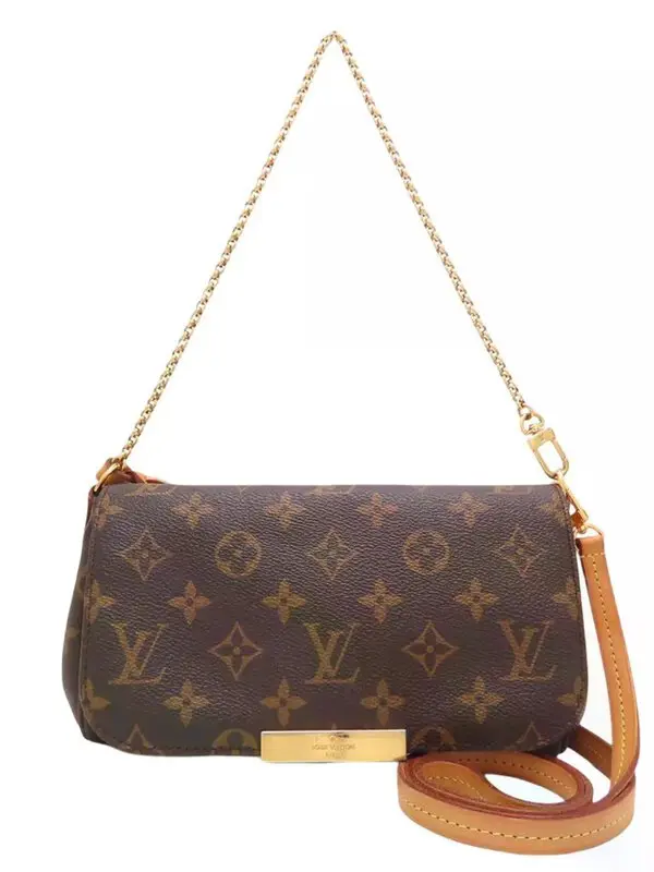 LOUIS VUITTON 2012 Monogram Favorite Pm Satchel - Brown