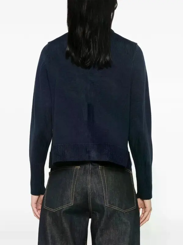 PSOPHIA Ruffled-trim Cardigan