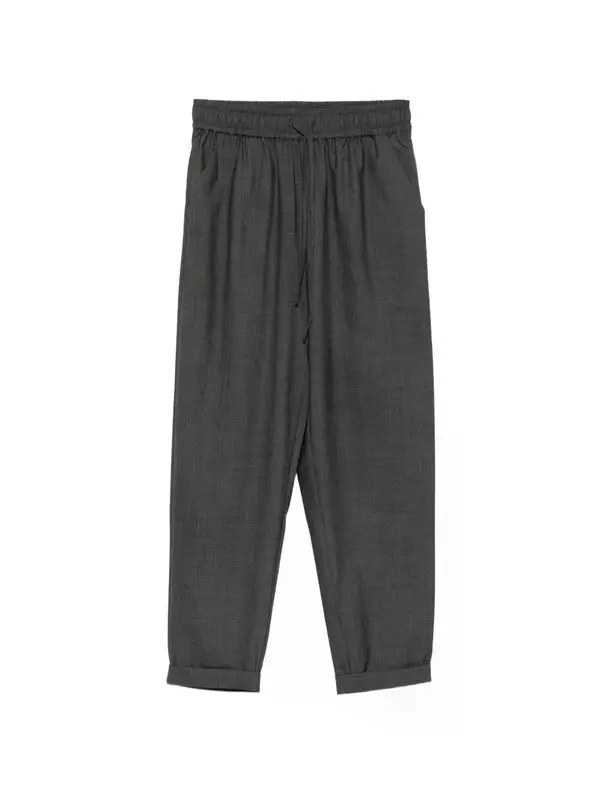 PSOPHIA Drawstring-fastening Cropped Trousers