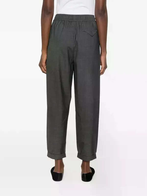 PSOPHIA Drawstring-fastening Cropped Trousers