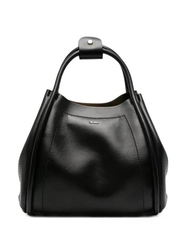 Max Mara Marine Leather Bucket Bag