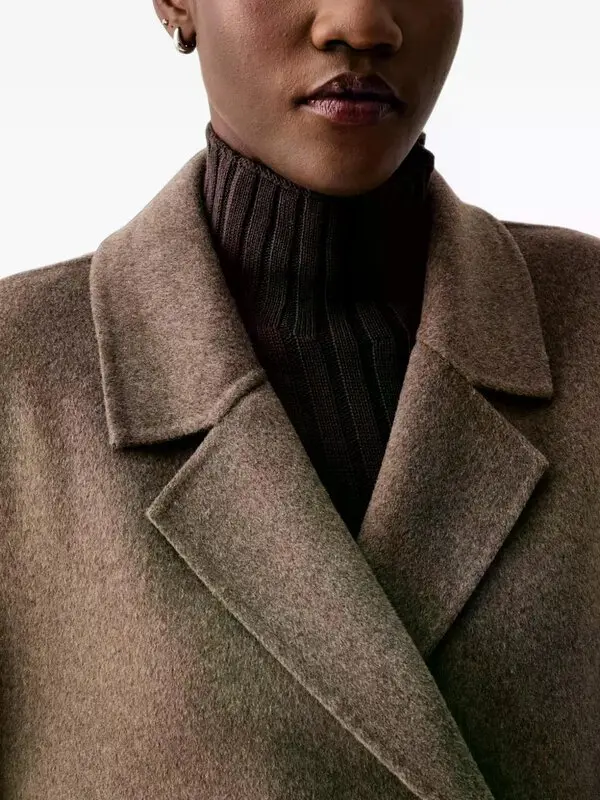 Marc O'polo Double-breasted Notched-lapels Coat