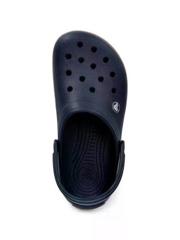 CROCS Crocband Perforated Logo-patch Clogs