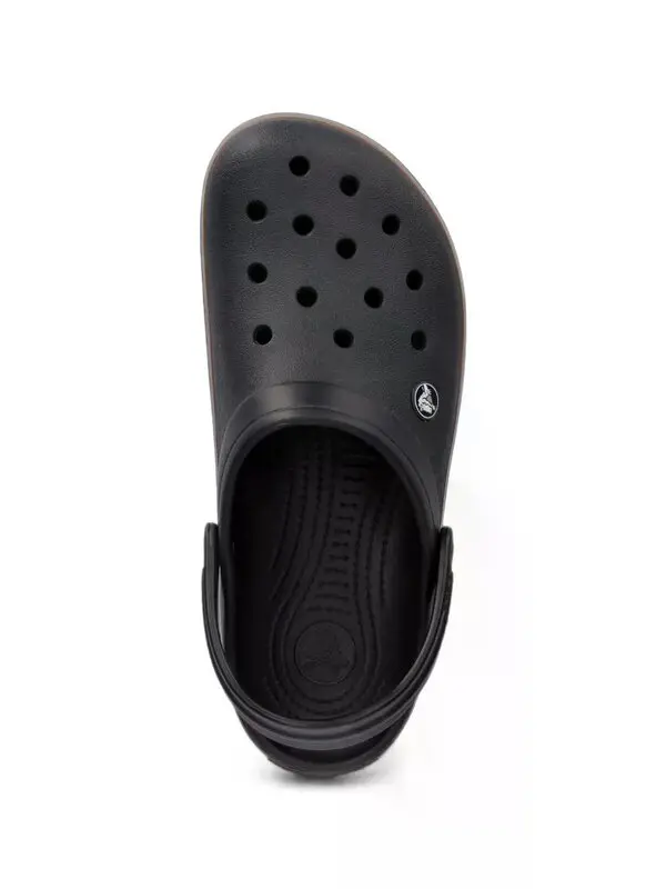 CROCS Crocband Perforated Logo-patch Clogs