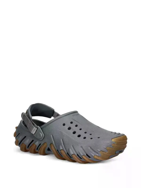 CROCS Echo Gum Ro Perforated Slingback Mules
