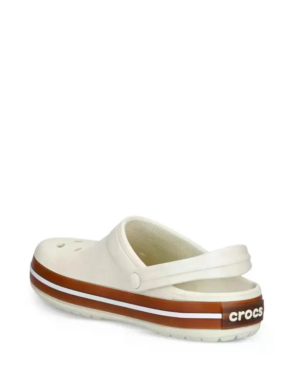 CROCS Crocband™ Perforated Logo-patch Mules - Neutrals