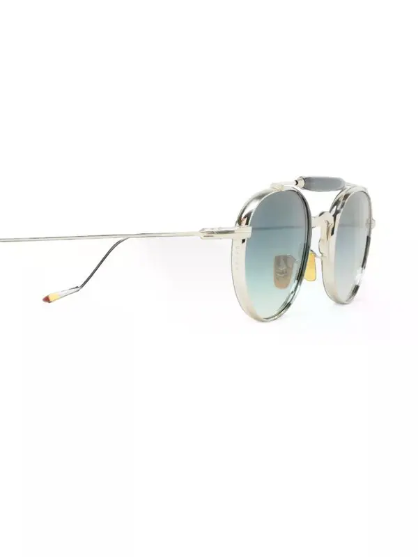 JACQUES MARIE MAGE Dasan Round-frame Sunglasses - Silver