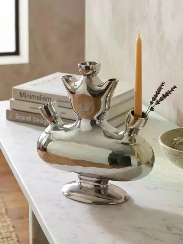 ENZO DE GASPERI Polished Five-hole Vase