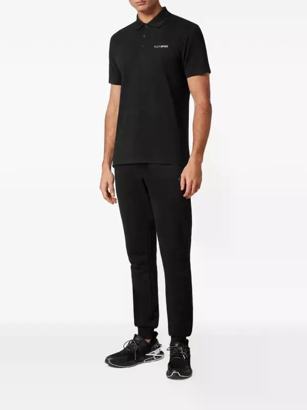 PLEIN SPORT Logo-print Polo Shirt