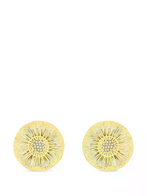 CAROL KAUFFMANN Explosion Diamond Earrings - Gold