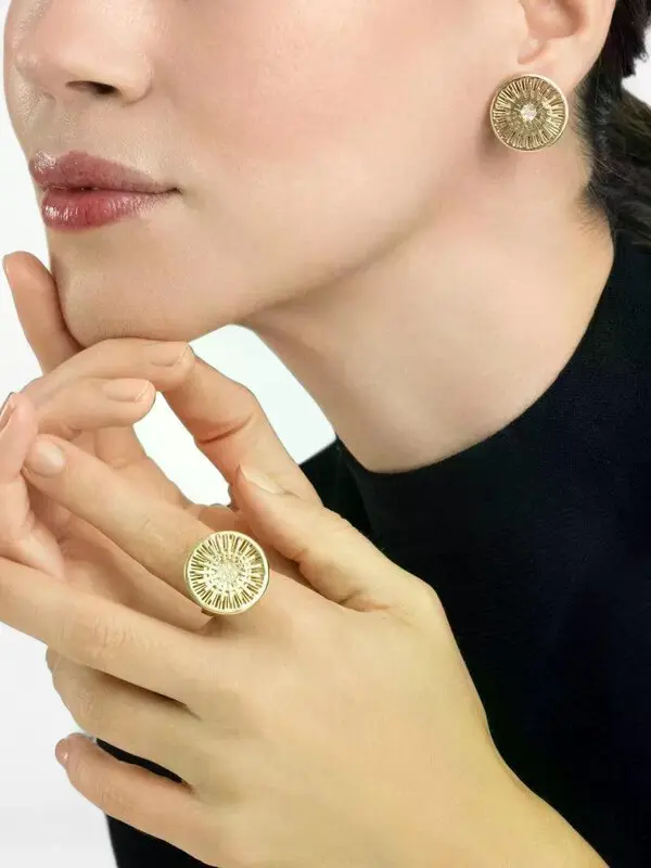 CAROL KAUFFMANN Explosion Diamond Earrings