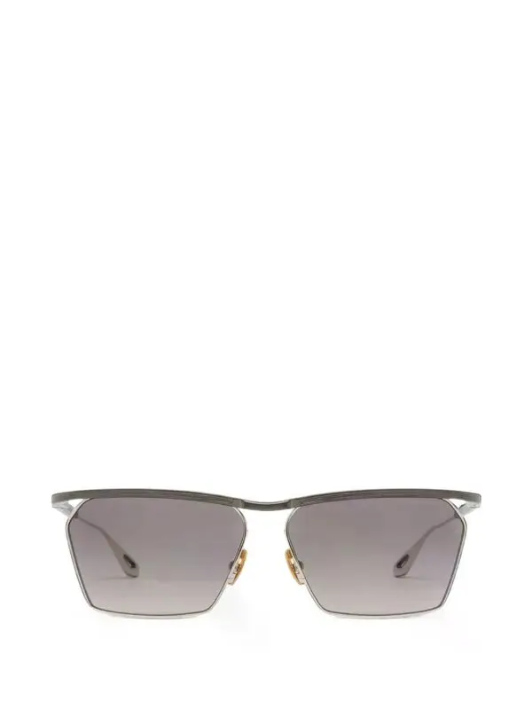 JACQUES MARIE MAGE Bresson Geometric-frame Sunglasses - Grey