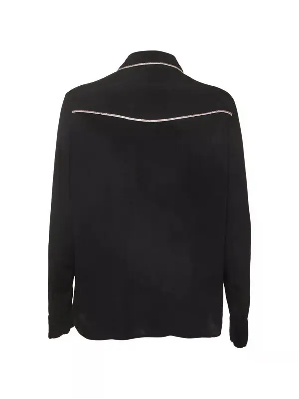 Maje Cake Western-style Crepe Shirt