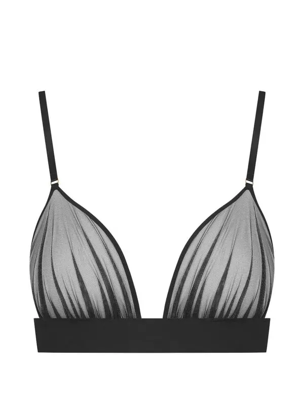 SCANDALE Nuit Fauve Triangle Bra - Black