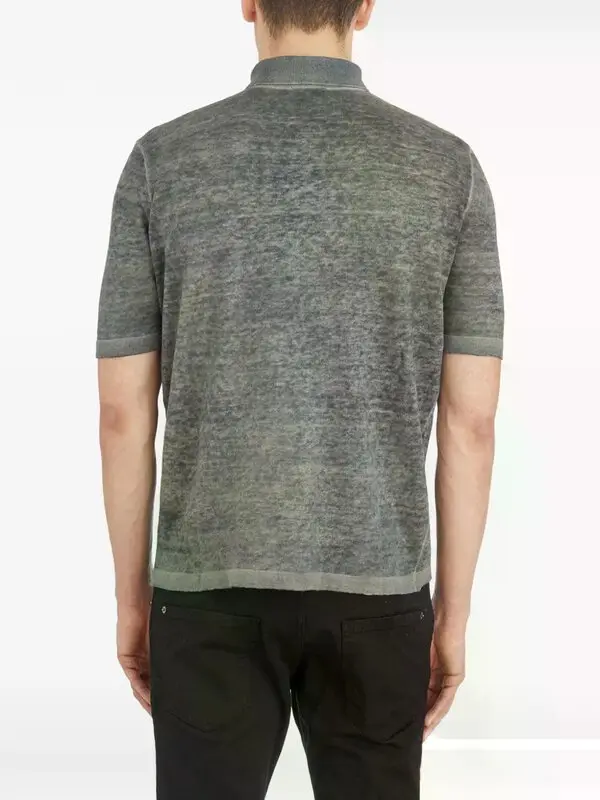Avant Toi Short-sleeve Knitted Polo Shirt