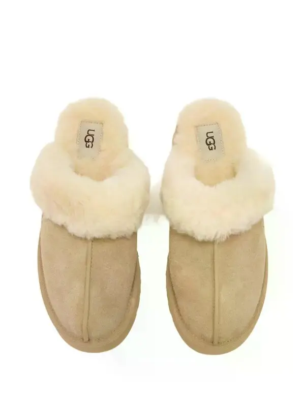 UGG Disquette Shearling-trim Slippers