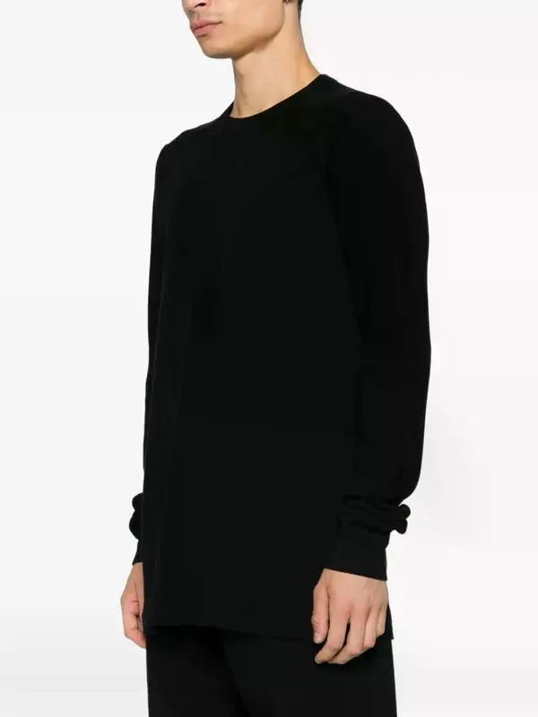 Rick Owens Ribbed-knit Long-sleeve Sweater