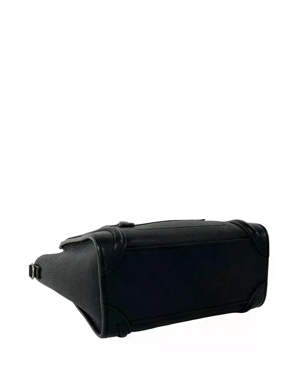 Celine 2010 Nano Leather Luggage Tote Satchel