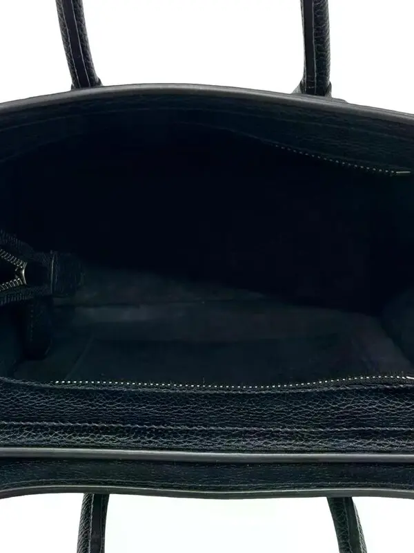 Celine 2010 Nano Leather Luggage Tote Satchel