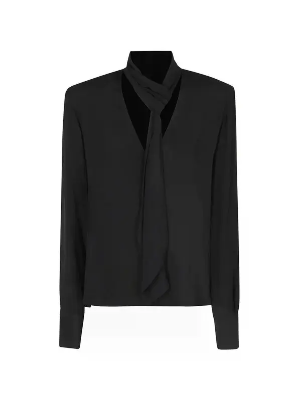 Federica Tosi Bow-detail V-neck Blouse