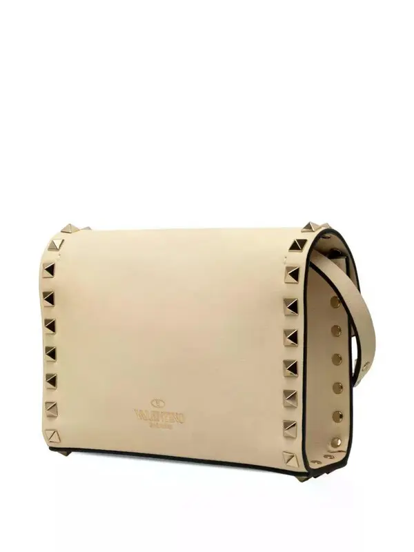 Valentino Garavani 2000-2017 Mini Leather Rockstud Flap Crossbody Bag
