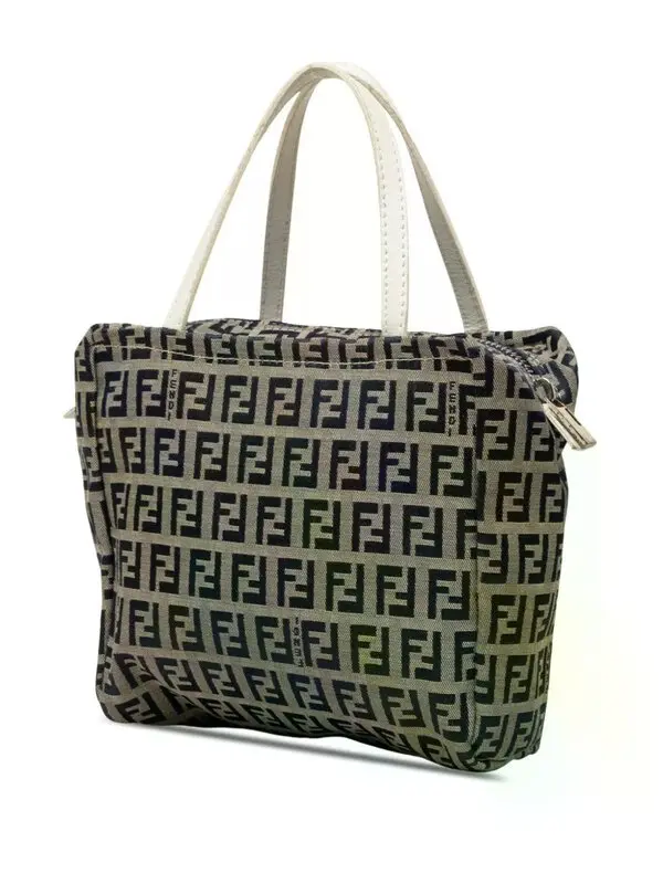Fendi 2000-2010 Mini Zucchino Canvas Handbag
