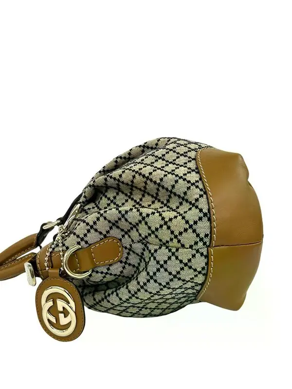 Gucci 2000-2015 Diamante Canvas Sukey Satchel